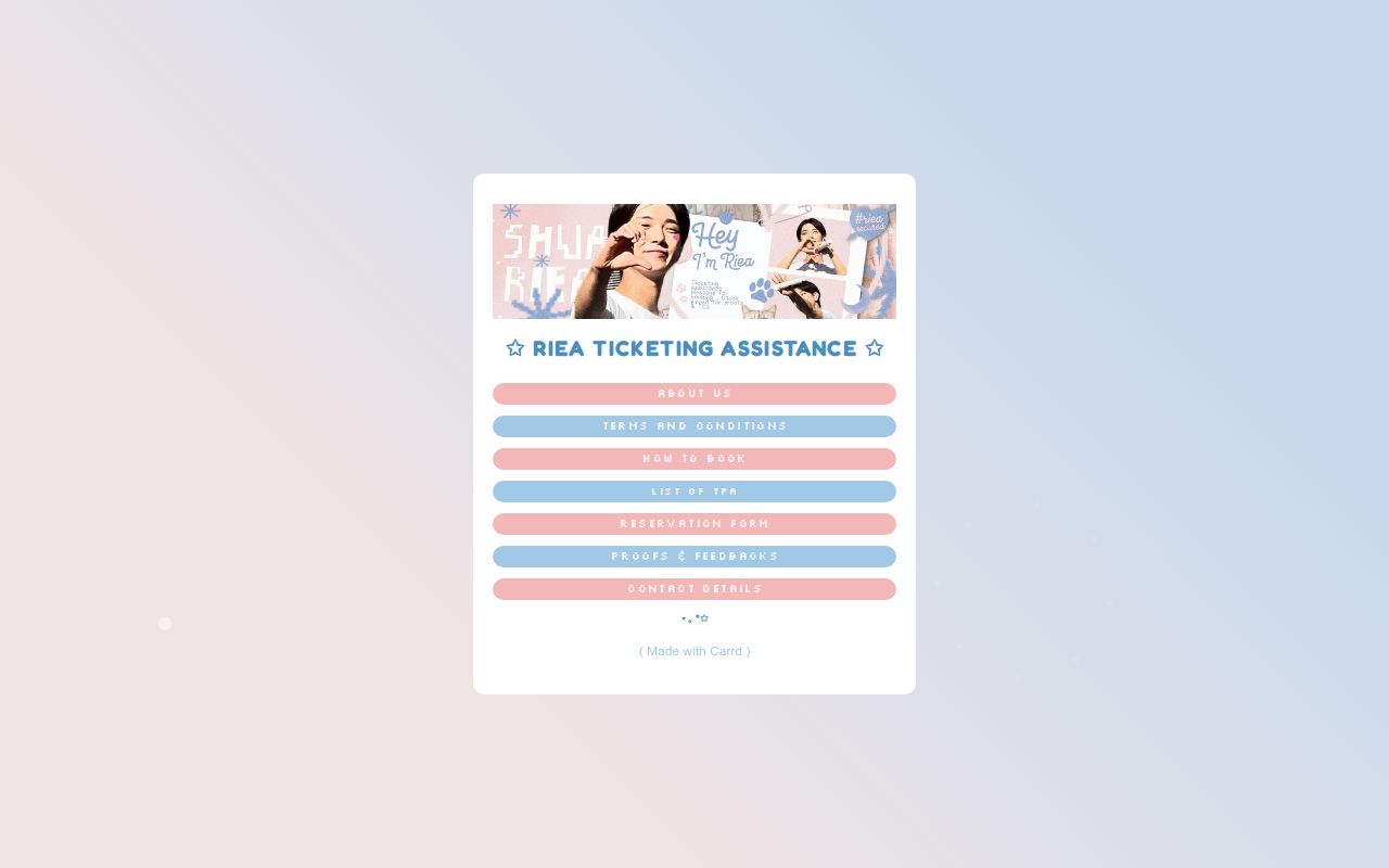 riea ticketing assistance